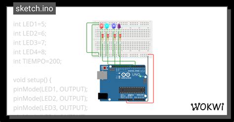 Ejercicio Dos Wokwi ESP STM Arduino Simulator