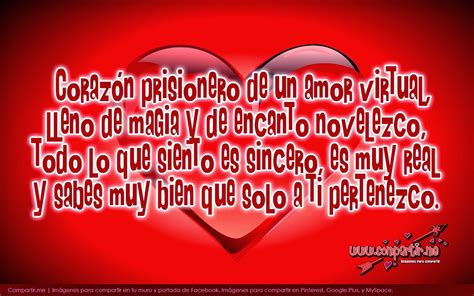 Las Mejores Frases Para Publicar En Fb Frases De Amor Corazón Prisionero