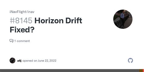 Horizon Drift Fixed · Issue 8145 · Inavflightinav · Github