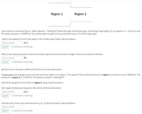 Solved In This Problem You Apply The Continuity Equation