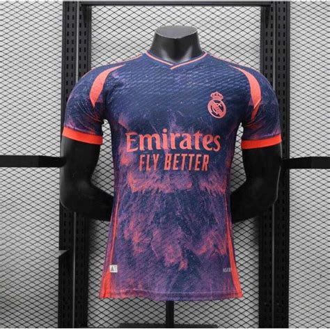 Camisa Real Madrid Edição Especial 2024 25 Jogador Roxa Tailandesas