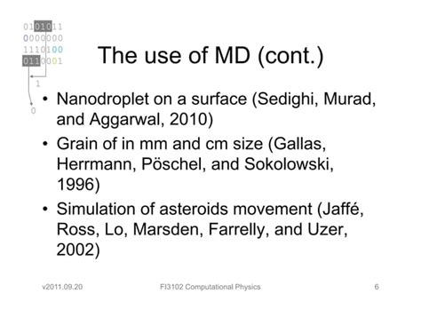 04 Molecular Dynamics Pdf Chemistry Science