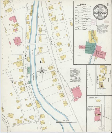 Lonaconing Maryland 1906 Old Map Maryland Fire Insurance Index Old Maps