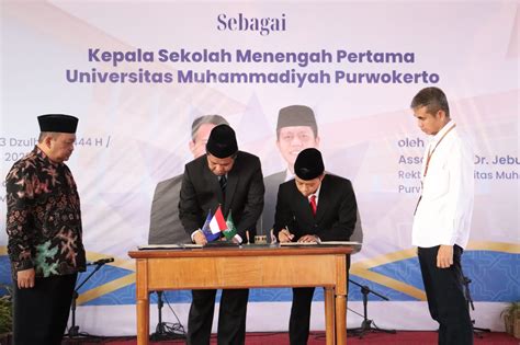 Pelantikan Kepala Smp Ump Oleh Rektor Ump — Smp Ump