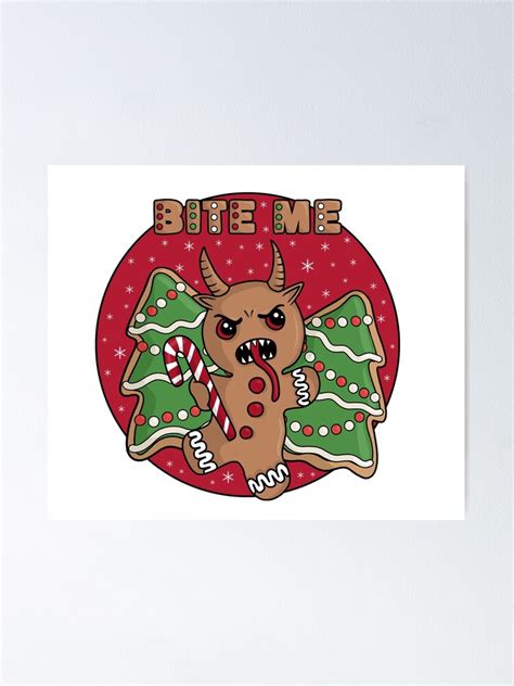 Gingerbread Krampus Poster For Sale By Valentinahramov Redbubble