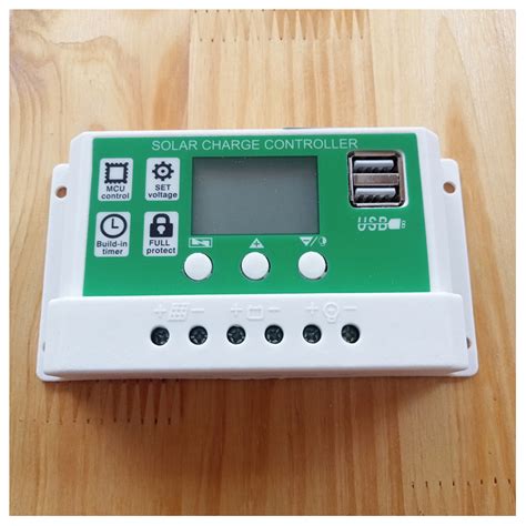 Sạc Pin Năng Lượng Mặt Trời 12v 24v 30a Sạc Ắc Quy Axit Chì Và Pin