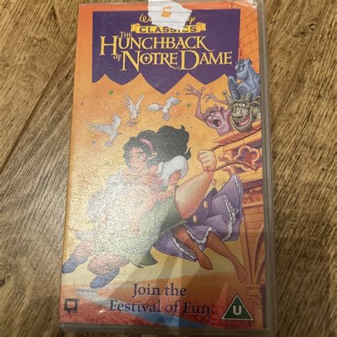 The Hunchback Of Notre Dame Vhs Pal Video 2000 Walt Disney Classics £0