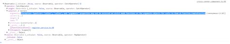 Javascript Angular 2 Exception TypeError Caller Callee And