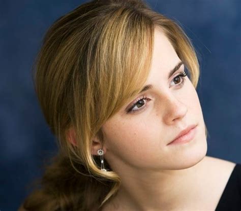 Emma Watson Side Bang Inspiration Brunette Woman Beautiful Girls