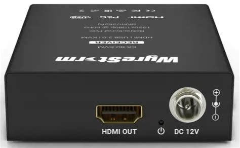 How Do I Connect The Wyrestorm Exp Ex 80 Kvm 80m Kvm Utp Hdmi Extender Over Ethernet Wyrestorm