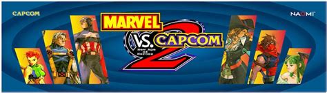 Mvc2 Marvel Vs Capcom Arcade Multicade Marquee For Reproduction Header