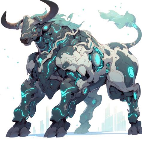 Premium Photo Gorgeous Fusion The Pacific Rim Mech Minotaur Intricately Crafted By Leoiruga