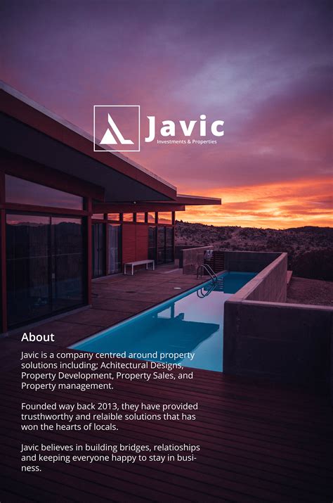 Javic Real Estate Logo Design Behance