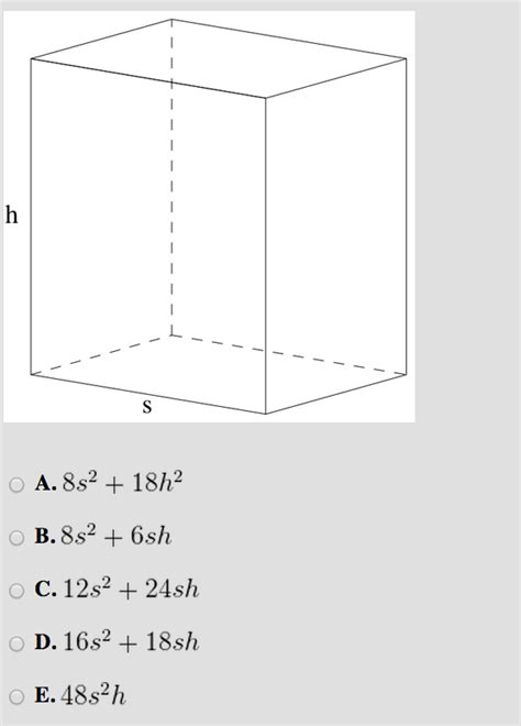 solved the rectangular box shown on the right has a square