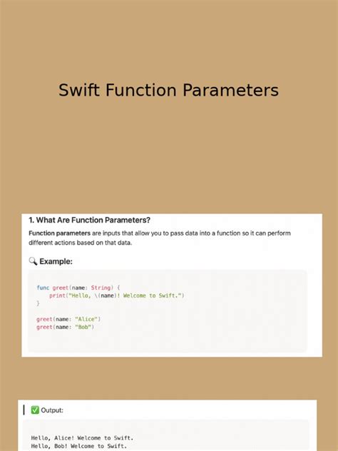 Swift Functions Parameters Pdf