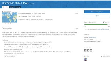 Publishing Point Cloud Scene Layers In ArcGIS Pro