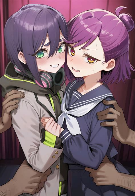 Rule 34 Acro Trip Ai Generated Best Friends Date Chizuko Dumb Girl Green Eyes Happy Haraga