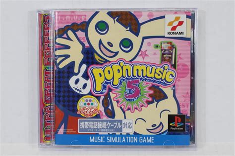 Popn Music 5 B Sony Playstation 1 Ps1 Retro Games Japan