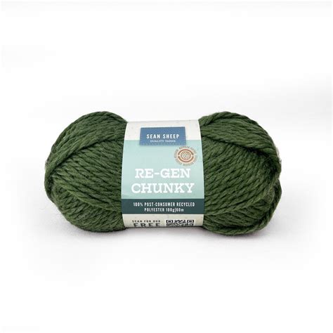 Sean Sheep Re Gen Chunky Yarn 100g Artichoke Big W