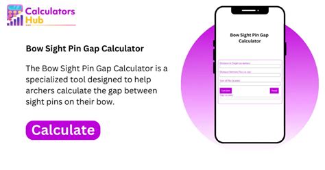 Bow Sight Pin Gap Calculator Online