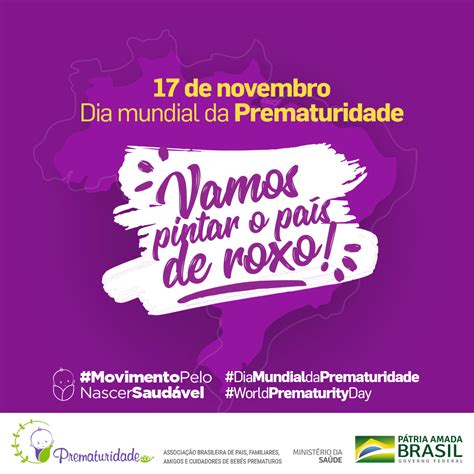 Dia Mundial Da Prematuridade 2019 ONG Prematuridade