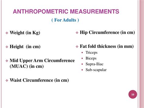Nutritional Anthropometry