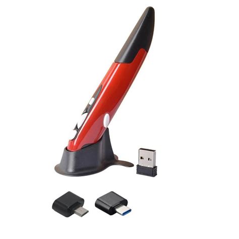 Wireless Pen Mouse Lightweight Vertical Pen Shaped Stylus Mouse Daraz