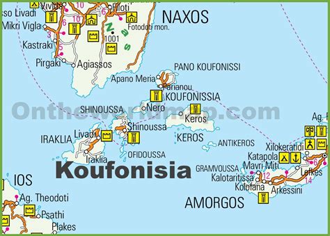 Koufonisia Tourist Map