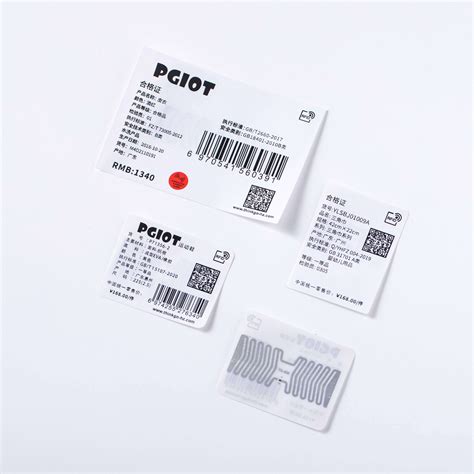 Variable Data Printing Rfid Adhesive Label Rfid Sticker For Warehouse