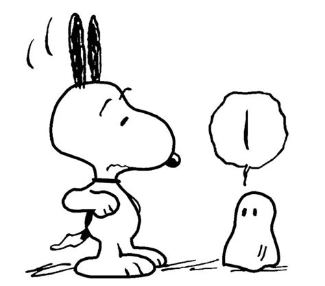 Snoopy Didnt Recognize Woodstock In His Halloween Ghost Costume
