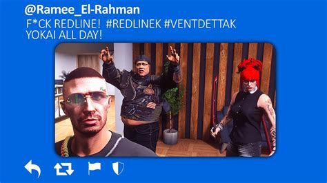 Ramee Instigates A War B W Yokai And Redline Nopixel Rp Gta Cg Youtube