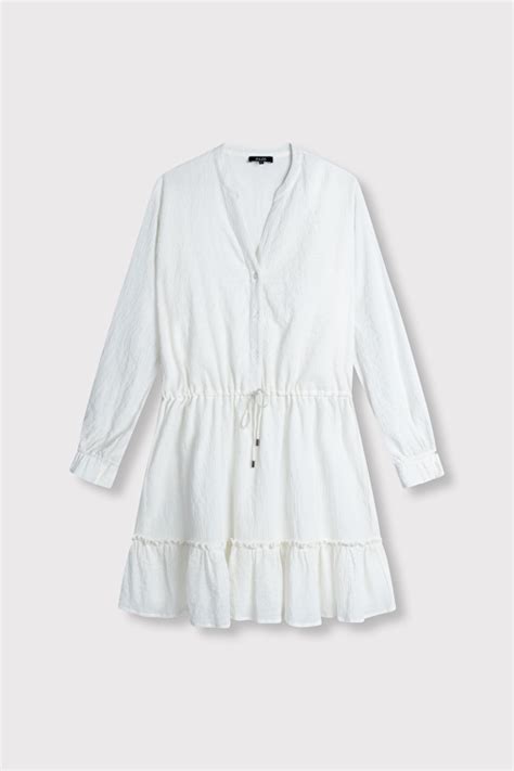 Structured Chiffon Dress Alix