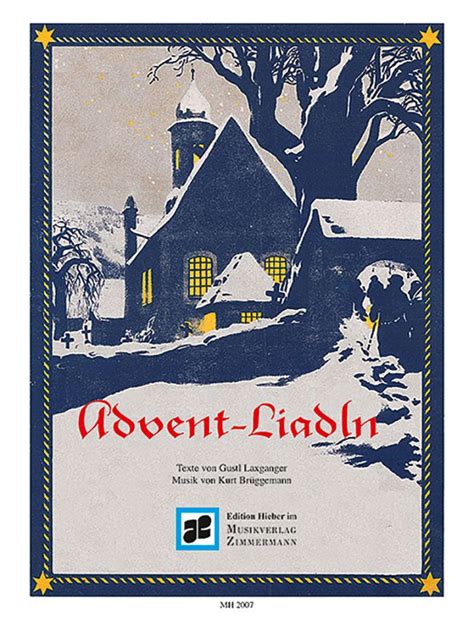 Advent Liadln Advent Songs By Kurt Brüggemann Piano Sheet Music