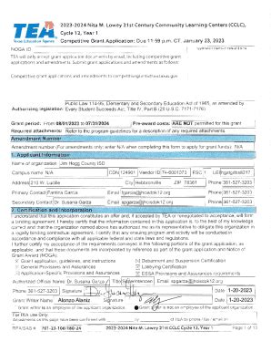 Fillable Online Competitive Grant Application Part 1 Pdf Fax Email