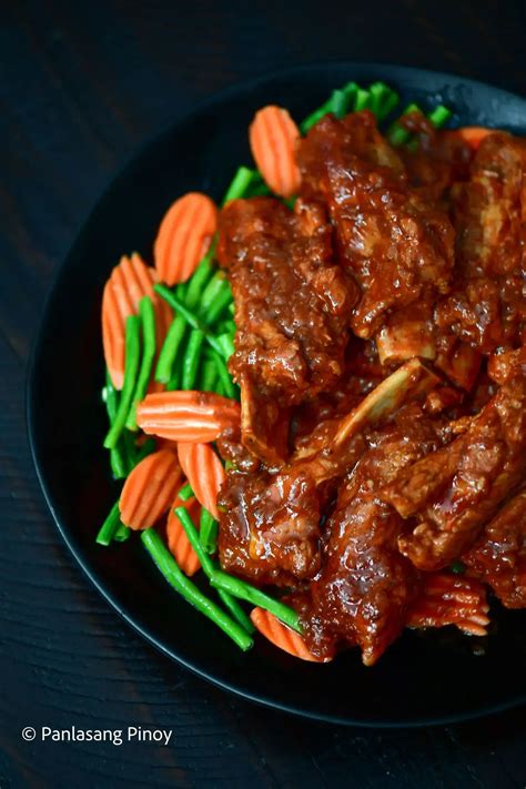 Sinarsahang Pork Ribs Panlasang Pinoy