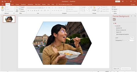 Powerpoint Mask Image With Custom Shape Retouching Labs