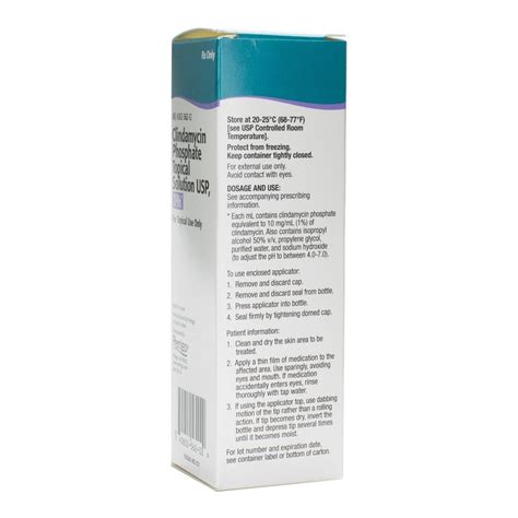Clindamycin Phosphate 1 Topical Solution 60mlbottle Mcguff