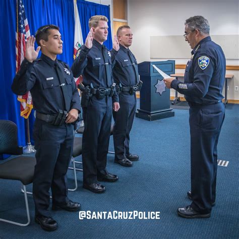 Scpd Welcomes Three New Officers To Santa Cruz Police
