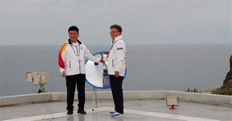 D 8 독도서 제100회 전국체전 성화 타올라