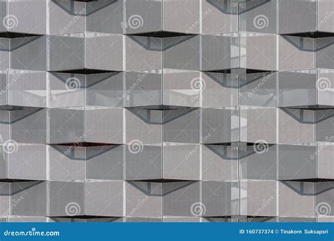 Geometric Metal Cladding Royalty Free Stock Image