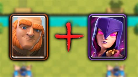 Giant Night Witch Clash Royale Battle Youtube