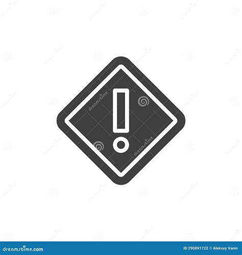 Caution Warning Vector Icon Stock Vector Illustration Of Flat Logo