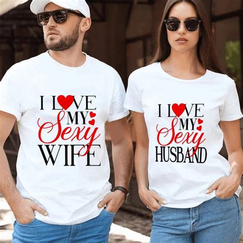 Wife And Husband T Shirts Couples Outfit