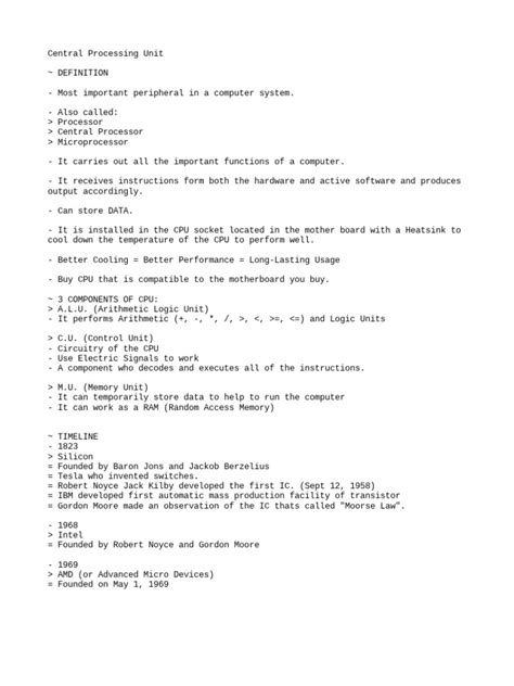 cpu pdf