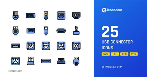 Usb Connector Icon Pack Free Download Science Technology Icons Iconscout