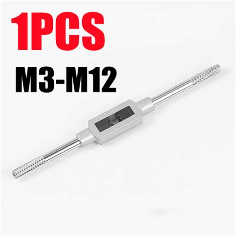 6pcs T Type Wrench Drill Set Hand Tapping Tools Machine Screw Thread Tap Twist Bit M6 M7 M8 M10