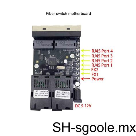 Interruptor De Fibra Única Ethernet Portátil Profesional Reemplazando 6