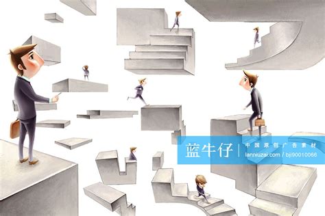 商务人士的不同状态 蓝牛仔影像 中国原创广告影像素材
