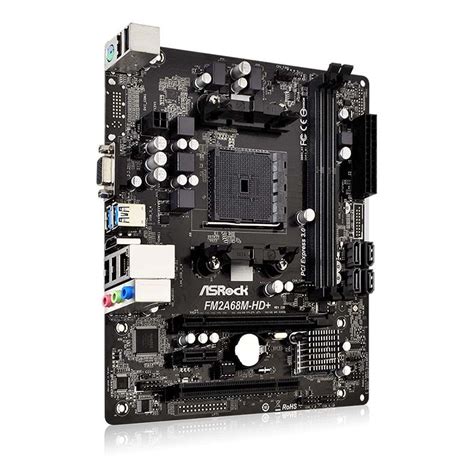 Placa Mae ASRock FM2A68M-HD+ R2.0 DDR3 Socket FM2+ Chipset AMD A68H ...