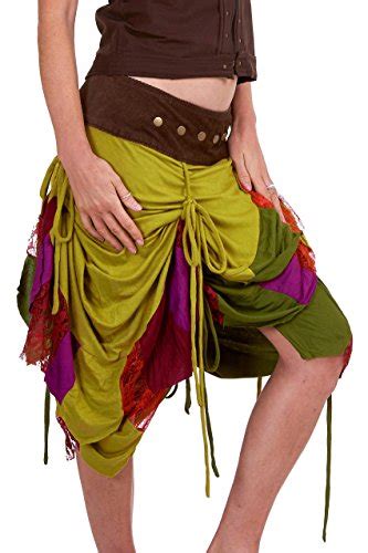 Ragged Pixie Skirt Steampunk Skirt Burlesque Psytrance Boho Gypsy